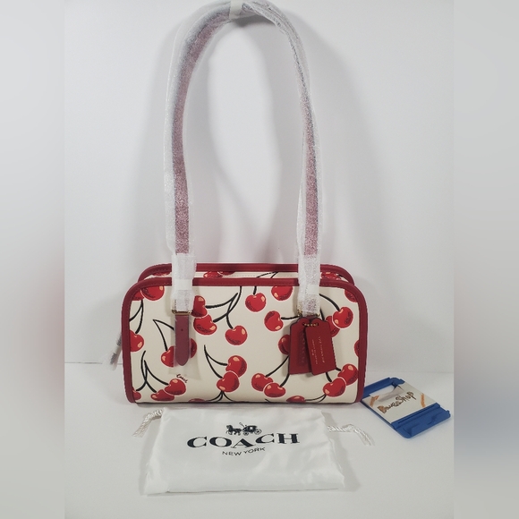 Coach | Bags | Coach Swing Zip Bag With Cherry Print 425 Nwt | Poshmark